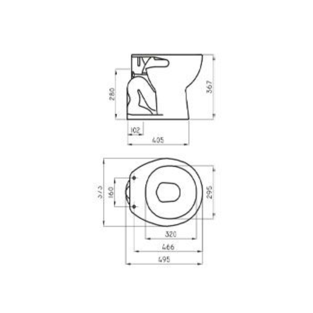 FERRUM ANDINA INODORO CORTO IFA