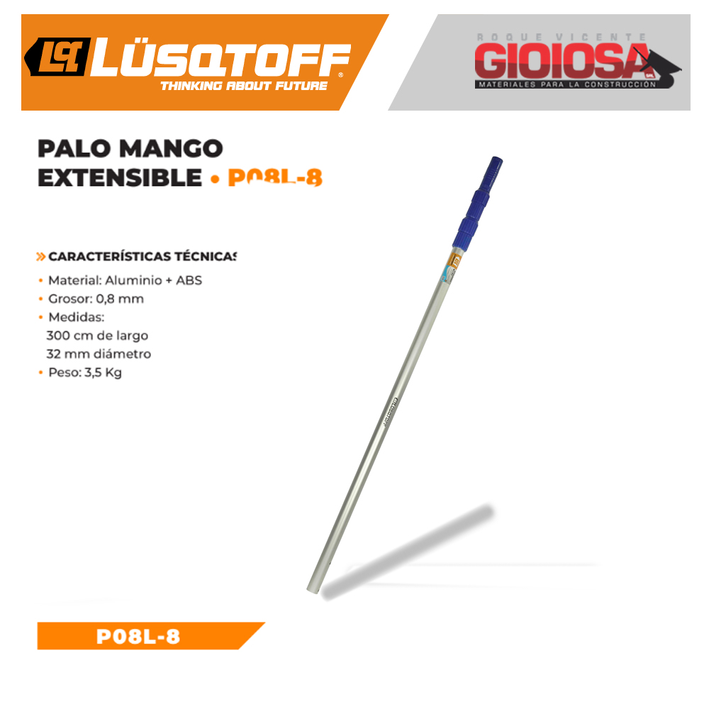 CABO ALUMINIO TELESCOPICO 3 MTS